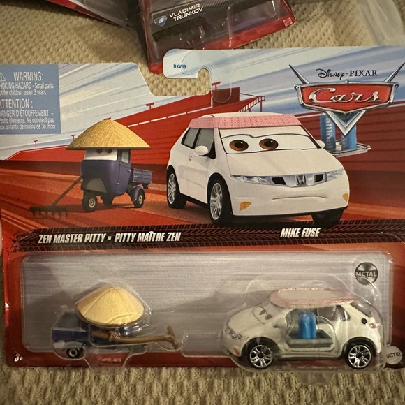Accents | Cars 2 Pit Stop Set Zen Master Pit Pitty Matte Zen Disney ...